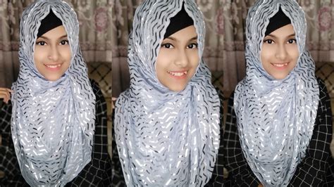 Simple Full Coverage Hijab Tutorial For School And College Students