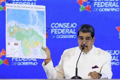 Venezuela Apresenta Novo Mapa E Cria Alto Comissariado Para Defender O
