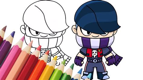 How To Draw Edgar Brawl Stars Youtube