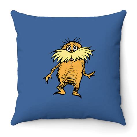 The Lorax Throw Pillows The Lorax Read Across America Throw Pillows