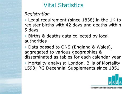 Ppt Vital Statistics Powerpoint Presentation Free Download Id676935