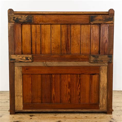 Small Rustic Pine Settle M 5426 Penderyn Antiques