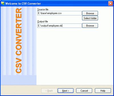 Advanced Csv Converter Convert Csv To Dbf Html Xls Sql Rtf