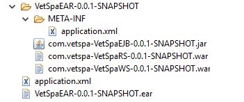 Java Ear Deployment From Eclipse Oxygen To Wildfly Stack Overflow