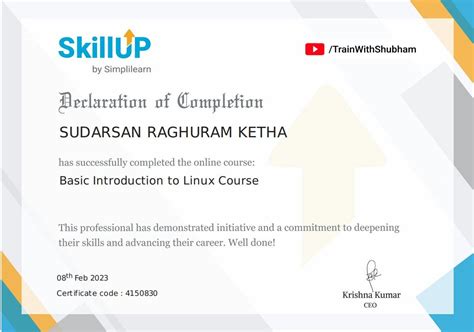 Sudarsan Raghuram Ketha ☁️ On Linkedin Devops Experience Linux