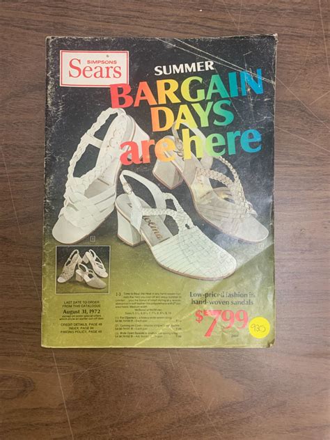 Simpson Sears Summer 1972 Catalog Schmalz Auctions
