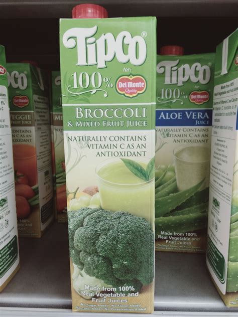 Tipco Broccoli Mixed Fruit Juice Liter Lazada PH