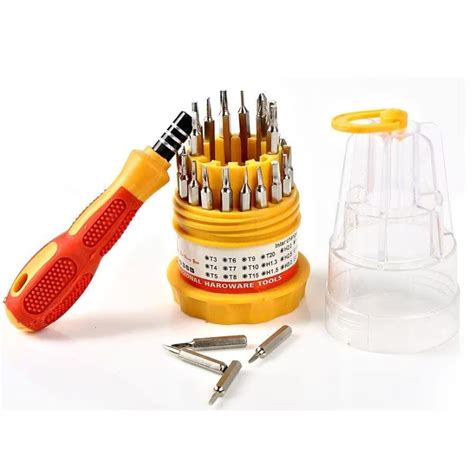 Kit de Chaves de Precisão 31 em 1 Fenda Torx Philips Conserto Celular