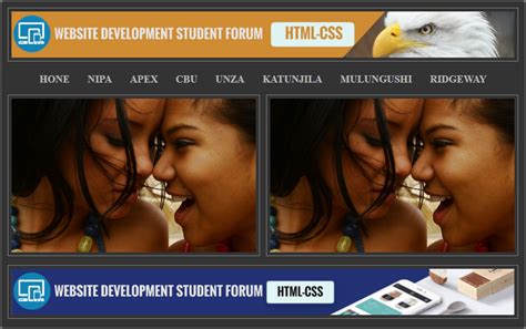 TWO COLUMN LAYOUT WEB TECHNOLOGY FOR STUDENT DEVELOPERS
