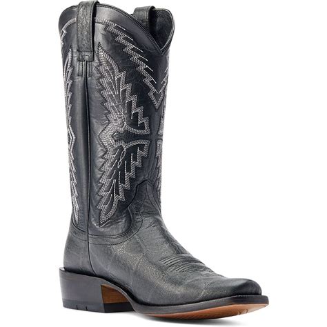 Ariat Mens Futurity Showman Western Boots Black Elephant Print