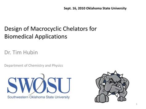 Ppt Design Of Macrocyclic Chelators For Biomedical Applications Powerpoint Presentation Id
