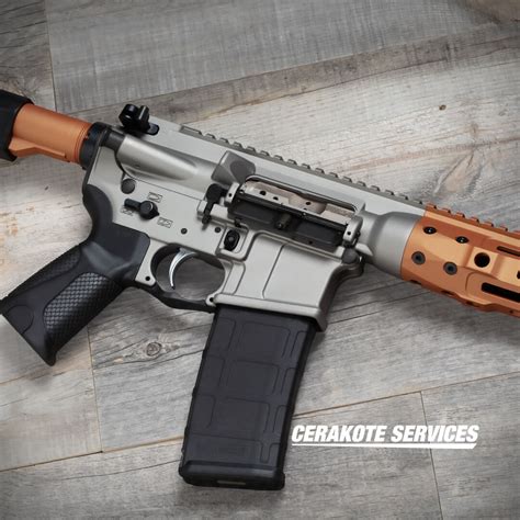 Lwrc Ic Di M Lok 556 Titanium Copper Handguard Buffer Cerakote