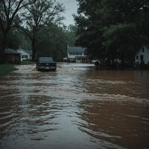 Heavy Rainfall Transforms City Streets Into Rivers Leading To Severe