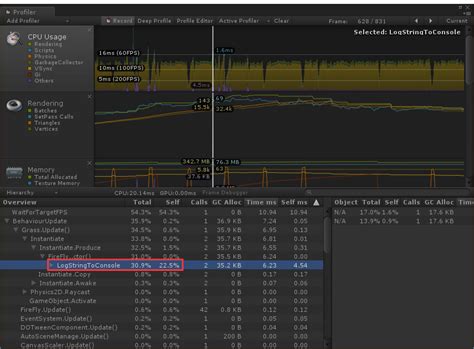 C Unity性能优化之cpu 解决logstringtoconsole占用过高 冰封百度的学习笔记 Segmentfault 思否
