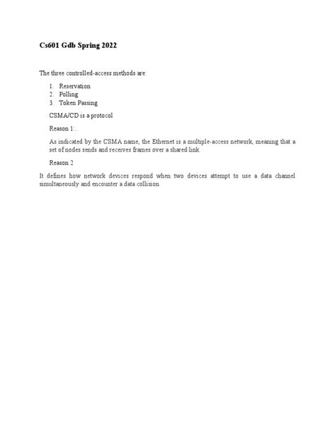 Cs601 Gdb Spring 2022 Pdf