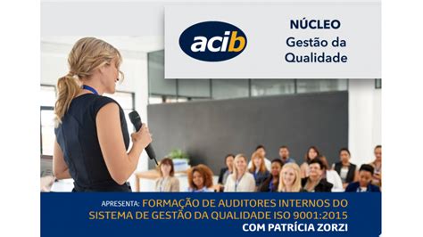 Formação de auditores internos ISO 9001 2015