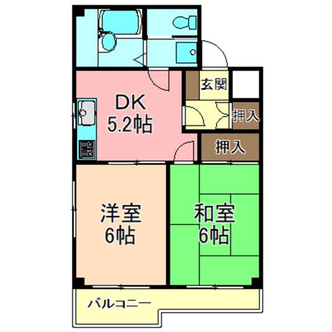 東武伊勢崎線 竹ノ塚駅 地上6階建て 築31年 東京都足立区保木間3 7万円／2dk 和6 洋6 Dk52／3972㎡｜賃貸物件