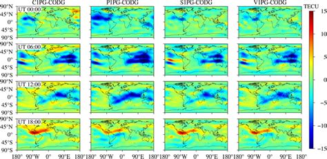 Distribution Of The Vertical Total Electron Content Difference Between Download Scientific