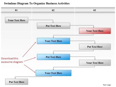 0814 Business Consulting Diagram Swimlane Diagram To Organize Business