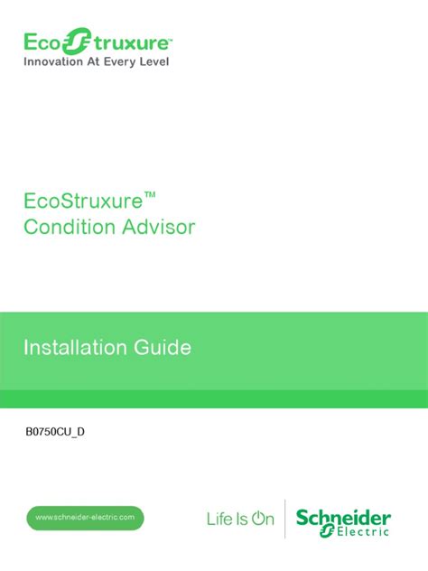 Ecostruxure Condition Advisor Guide B0750cu D Pdf Active Directory Microsoft Windows