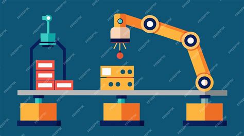 Un Brazo Robótico Flota Sobre Una Cinta Transportadora Escaneando Cada Producto Con Una