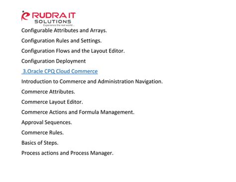 Oracle Cpq Online Training Pdf