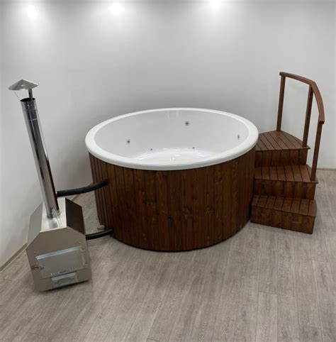 Hot Tub Vanjski Jacuzzy S Peći Na Drva