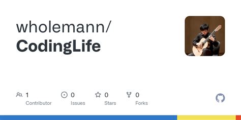 github wholemann codinglife