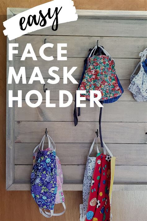 How To Make An Easy Diy Face Mask Organizer Craftivity Designs