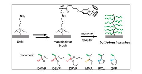 Bottle Brush Brushes Surface Initiated Rare Earth Metal Mediated Group Transfer Polymerization