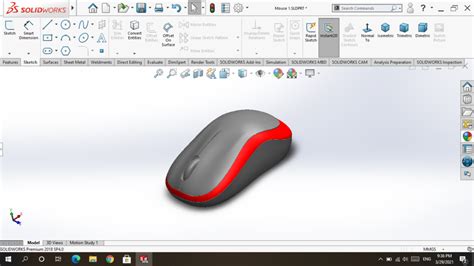D Mouse Design In SolidWorks D CAD Model Library GrabCAD