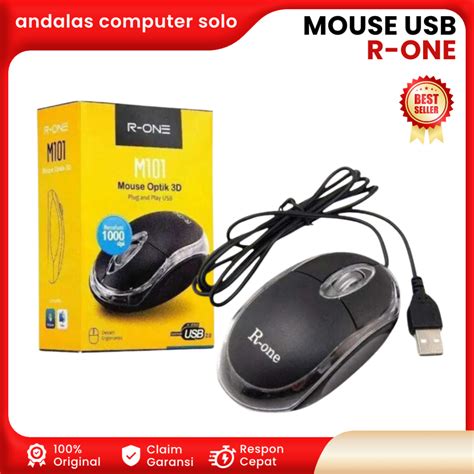 Jual Mouse Usb Kabel R One Wired Usb Kabel Mini Mouse Murah Optik M101