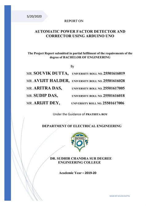 Automatic Power Factor Detection And Correction Using Arduino Pdf