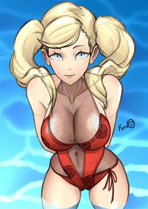 Rule 34 Ann Takamaki Atlus Breasts Female Female Only Ferdnayart Huge