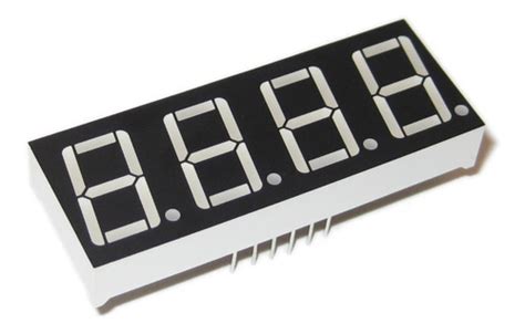 display 7 segmentos 4 digitos 0 56 rojo arduino catodo comun web electro