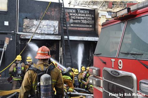 Photos Massive Explosion In Downtown Los Angeles Injures Firefighters