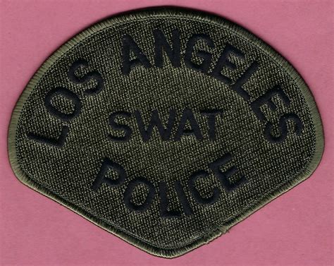 Los Angeles California Lapd Police Swat Team Patch