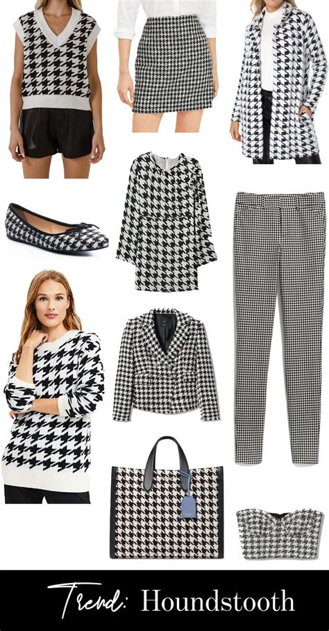 Trend Houndstooth Clothing Life Unsweetened