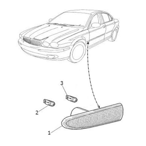 Direction Indicator Side Repeater Lamp Terrys Jaguar Parts