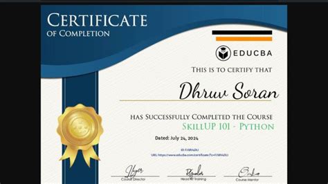 Dhruv Soran On Linkedin Python Programming Continuouslearning Professionaldevelopment Educba