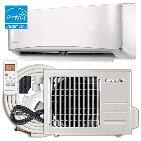 Ductlessaire Energy Star 18 000 Btu 1 5 Ton Ductless Mini Split Air
