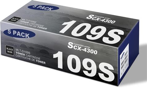 Amazon.com: MLT-D109S Black High Yield Toner Cartridge (5-Pack ...