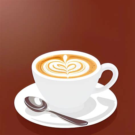 A Sip Of Warmth The Artistic Pleasure Of Coffee Stock Illustration