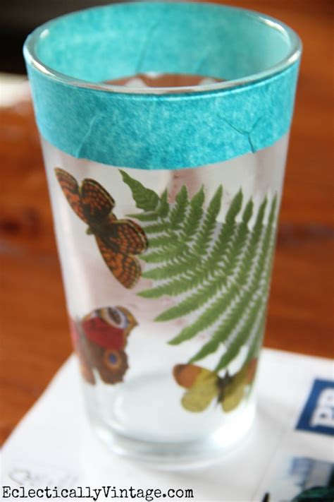Decoupage How To Make A Waterproof Drinking Glass