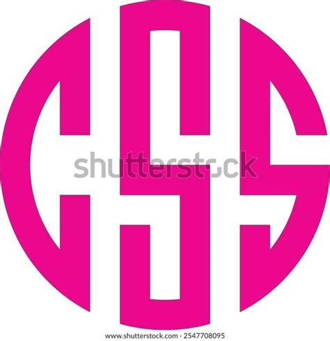 Css Letter Monogram Multi Color Logo Stock Vector Royalty Free 2547708095 Shutterstock