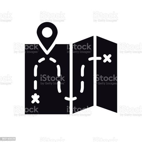 映射圖示位置符號和符號向量圖形及更多圖示圖片 圖示 地圖 互聯網 Istock