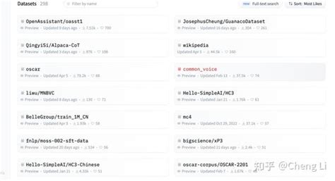 【骆驼读论文】huggingface社区上 29个中文数据集的整理 知乎