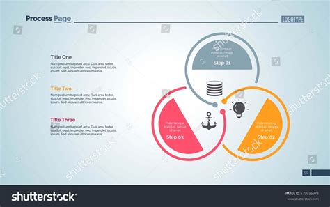 Three Points Slide Template Stock Vector Royalty Free