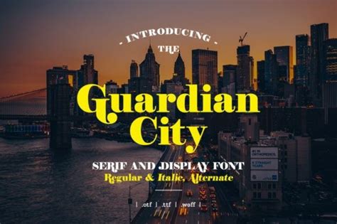 Guardian City Font Free Font