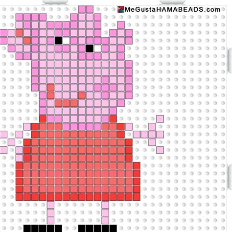 Les 12 Meilleures Images Du Tableau Hama Peppa Pig Perler Beads Sur